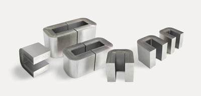 Micro coil core materials: from amorphous to neodymium